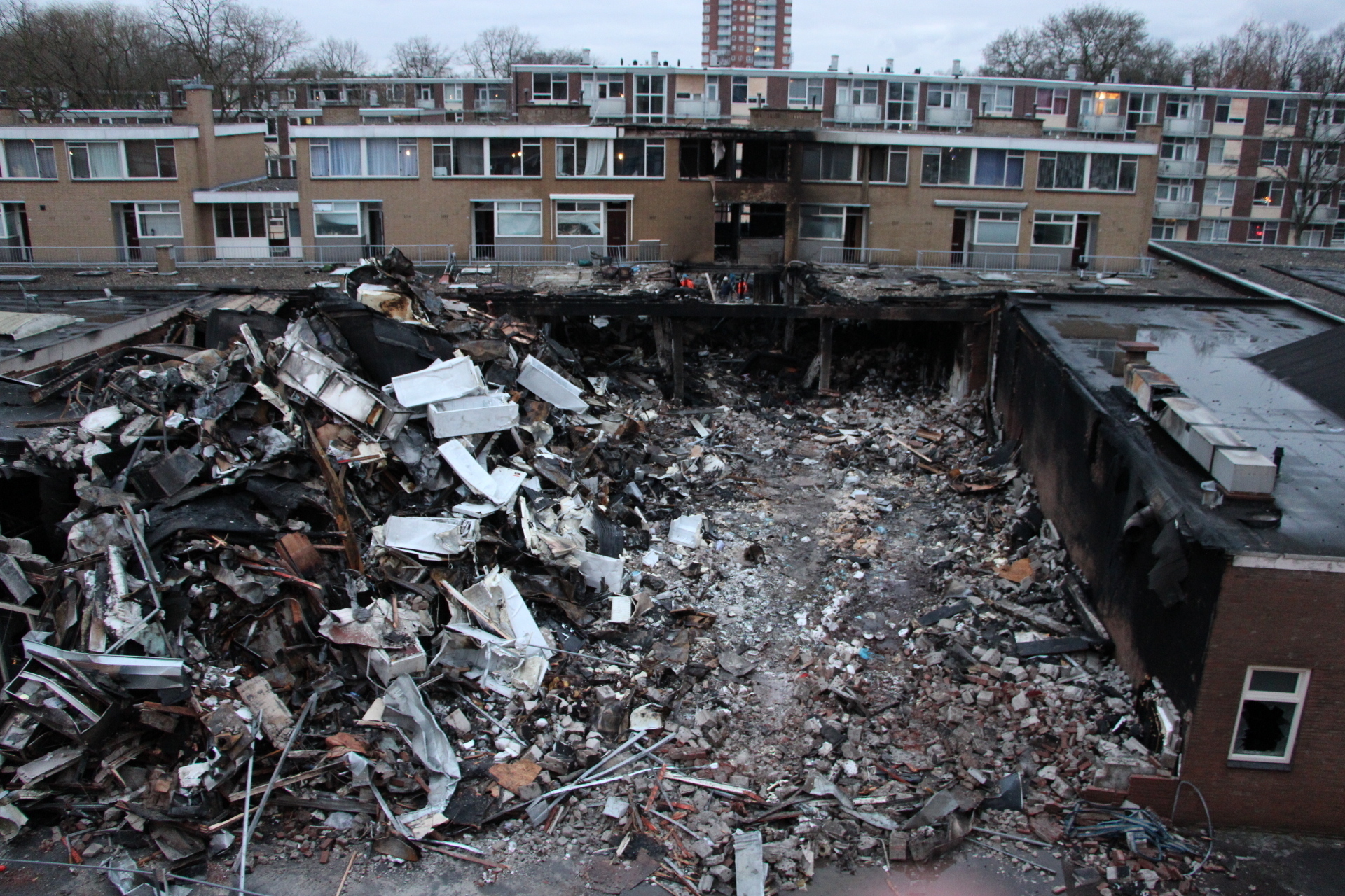 Familieleden mogelijk slachtoffer gaan zelf pand van explosie binnen ...