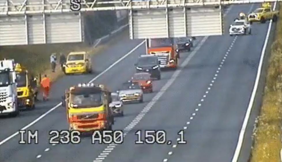 Ongeval met meerdere voertuigen zorgt voor 45 minuten file | 112 Nieuws Nederland