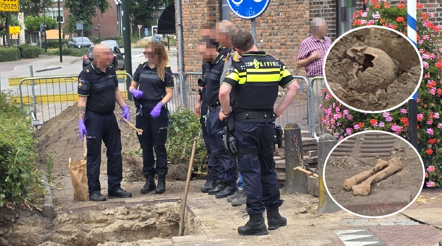 Schedel en botten gevonden tijdens werkzaamheden | 112 Nieuws Nederland